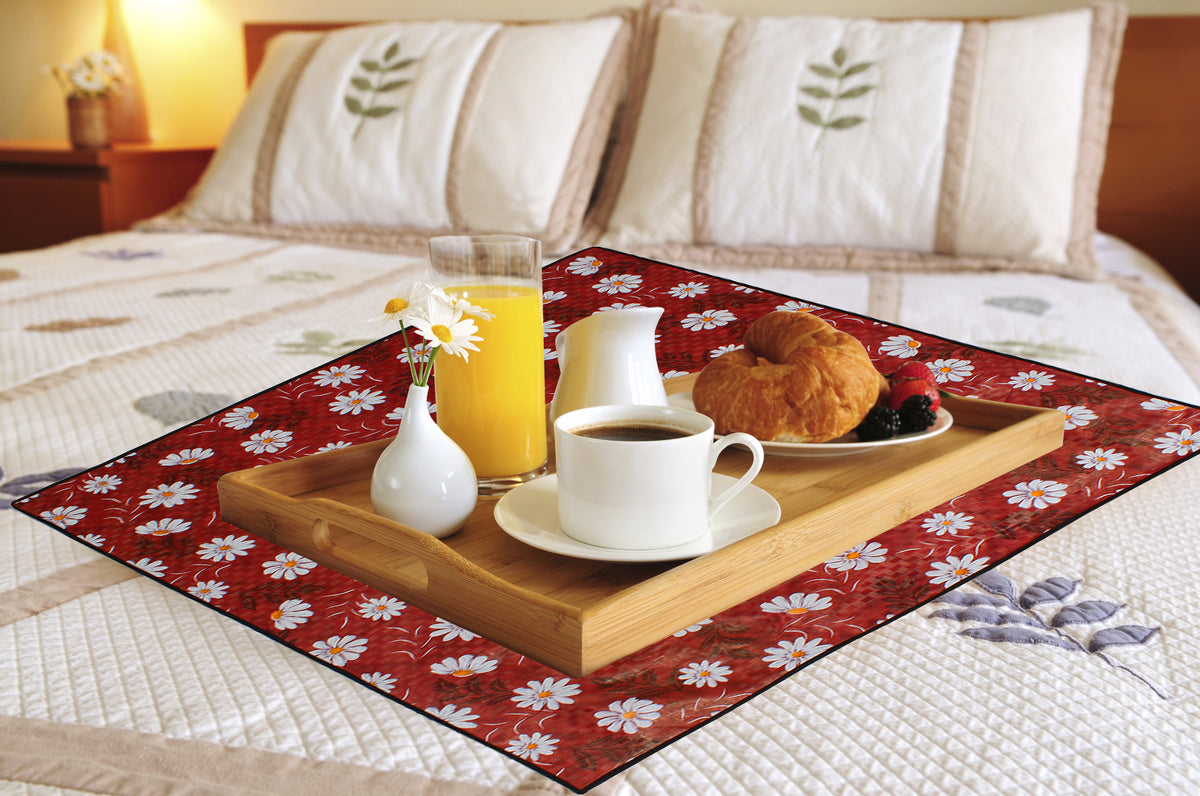 Waterproof & Oil Proof Bed Server Square Mat, SA08